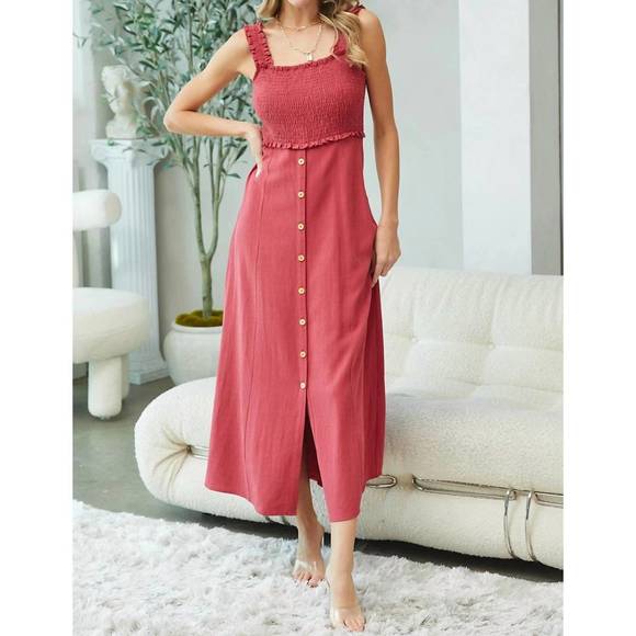 Sweet Lovely By Jen | Dresses | New Sweet Lovely By Jen Smocked Midi ...